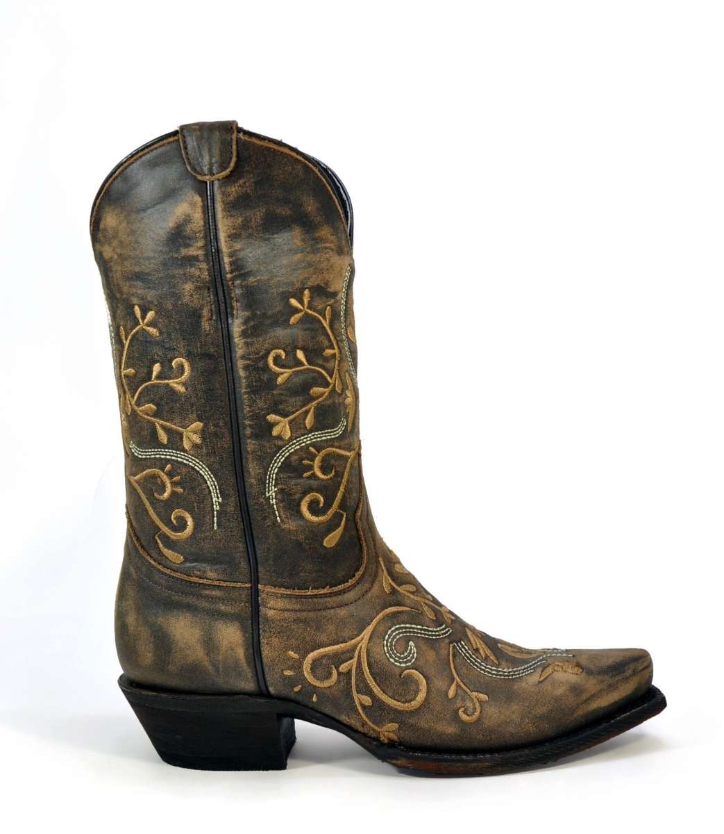 Caborca Boots MAA590 Vintage Canela | Western Boots | Boots Ladies ...