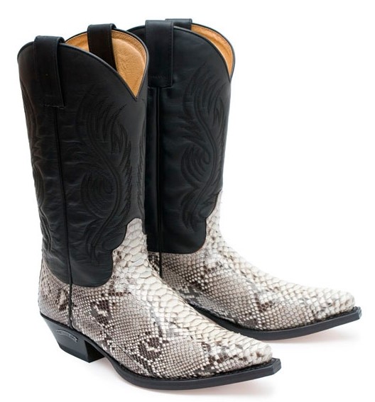 Sendra Boots 2605 Piton / Pull Oil Negro | Schlangen Boots | Boots Men ...